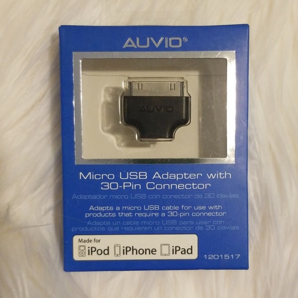 Accessories | Auvio Micro Usb Adapter With 3 Pin Connector | Poshmark
